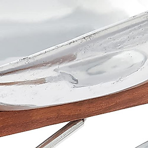 Godinger Wheelbarrow Salad Bowl & Servers, Alternative Metal