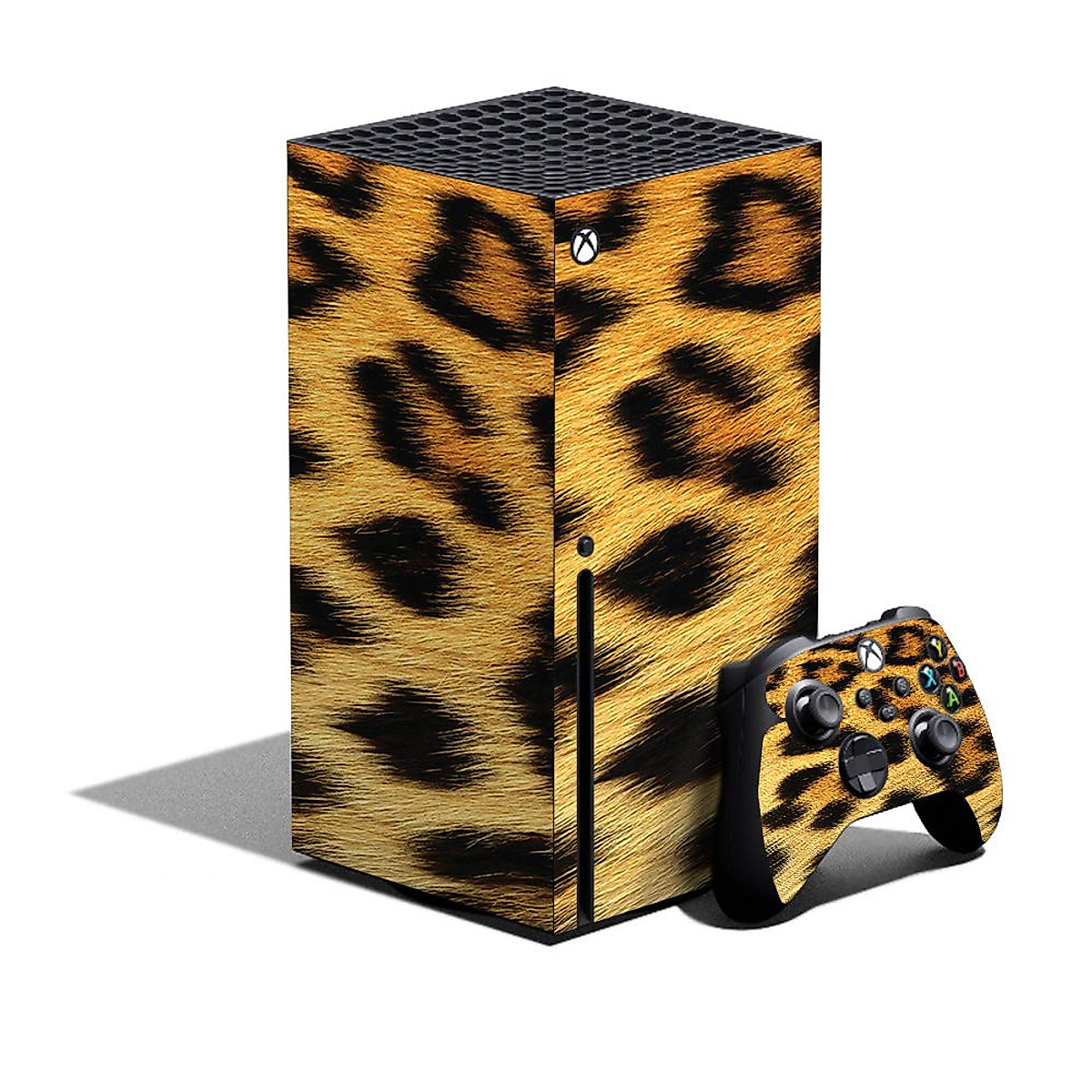 MightySkins Skin Compatible with Xbox Series X Bundle - Cheetah | Protective, Durable, and Unique Vinyl Decal wrap Cover | Easy to Apply, Remove, and Change Styles | Made in The USA