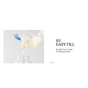 Simba Twist-Lock Stackable Milk Powder Formula Dispenser and Snack Storage Containers, Pink (BPA Free)