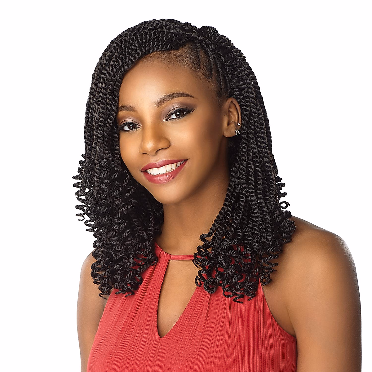 Sensationnel Lulutress Synthetic Crochet Braid - 3X KINKY TWIST 12" (SM1B/BG)