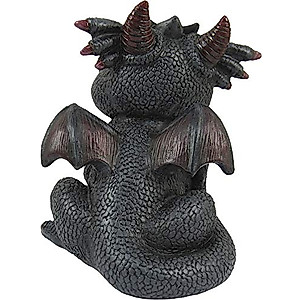 World of Wonders Grave Yard Series Dreamland Dragons | Collectible Dragon Figurine with Birth Certificate | Fantasy Home Decor Accent | 6inch Dragon Statue - Carnelian