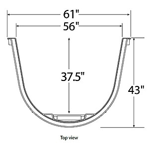 Wellcraft 5600 Polycarbonate Well Cover - Flat Cover