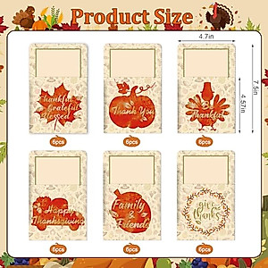 Korlon Tec 36PCS Thanksgiving Cutlery Holder Gold Foil Thanksgiving Table Decor, Thanksgiving Utensil Holder Gifts Set Autumn Fall Harvest Party Favor Dinner Table Decorations