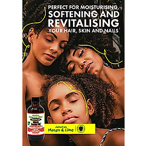 Jamaican Mango & Lime Black Castor oil, Peppermint, 4 Fl Oz