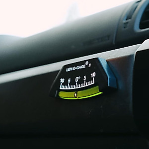 Sun Company 306-R Lev-o-gage II Inclinometer and Tilt Gauge - Pack of 2 Levels | Leveling Gauges for RV, Camper, or Trailer