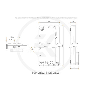 EKWB EK-Quantum Kinetic FLT 360 Reservoir with D5/DDC Body, D-RGB, Pump Not Included, Plexi