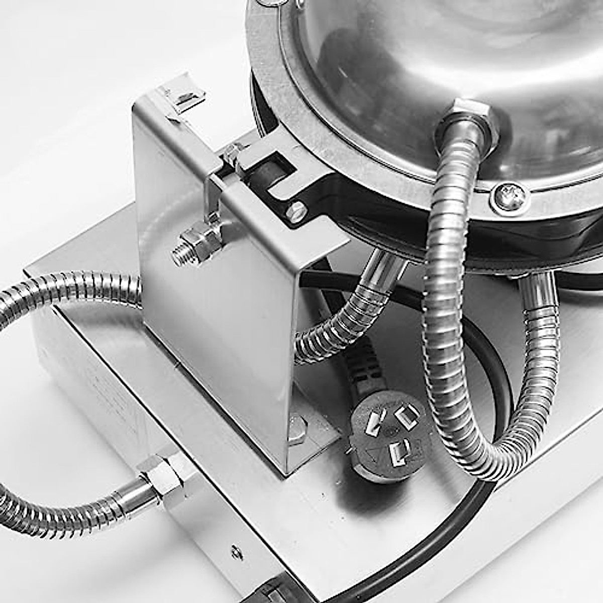 Electric Ice Cream Cone Waffle Maker Machine 1400W Non-Stick Rotatable Waffle Baker Machine with 50~300℃ Temp Range for Bakery, Restaurant, Snack Bar or Household