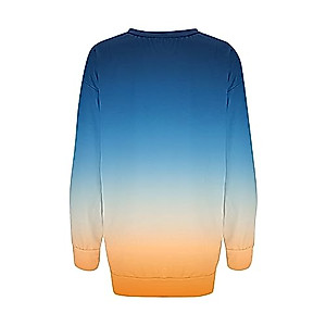 Womens Casual Long Sleeve Tops Football Earrings for Women top Blouses Crochet Vest Womens Coats Sweater Jacket Floral lace mesh Sweatshirts Pullovers Shirts Tops Sport Women's Womens Casual Shirts