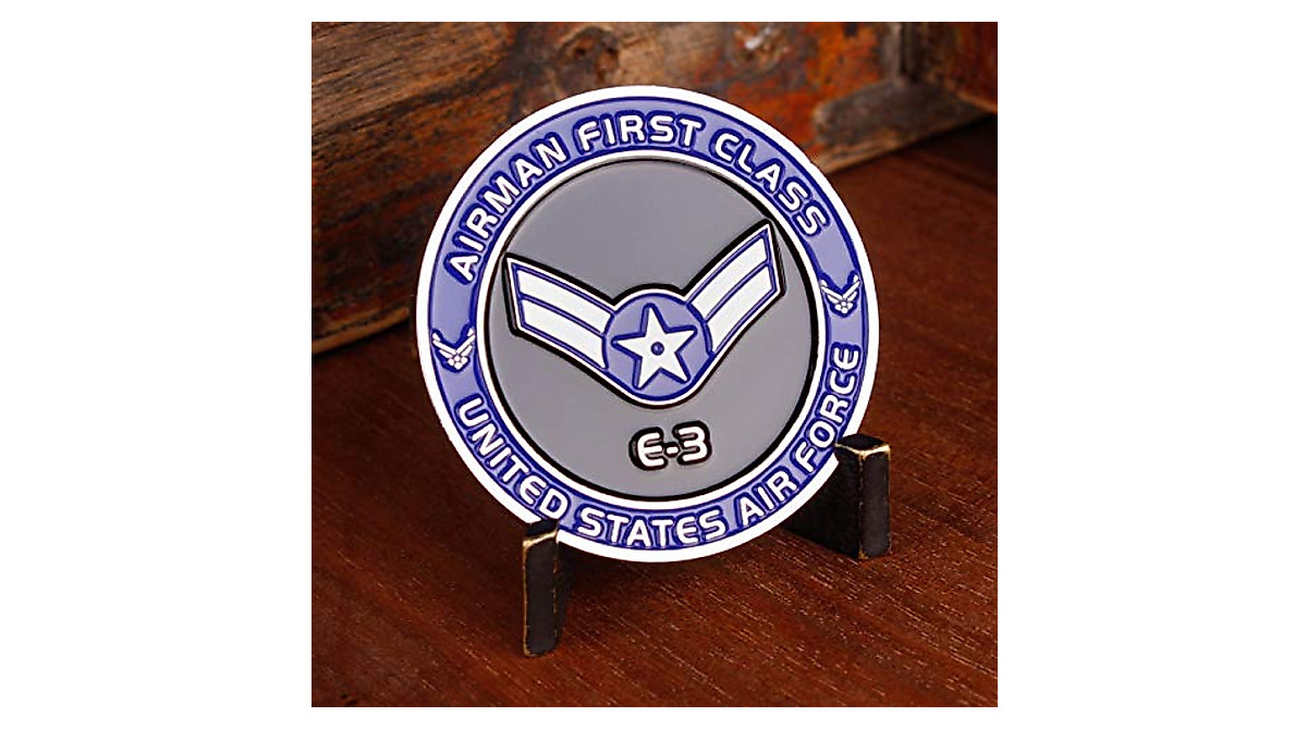 USAF Airman First Class Challenge Coin - Official Military Gift