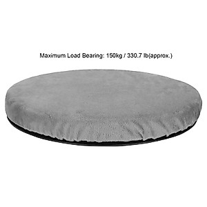 Swivel Seat Cushion, Compact Anti?Slip Washable Swivel Padded, Portable for Summer And Winter Home Car Use Convenient Old People To Get