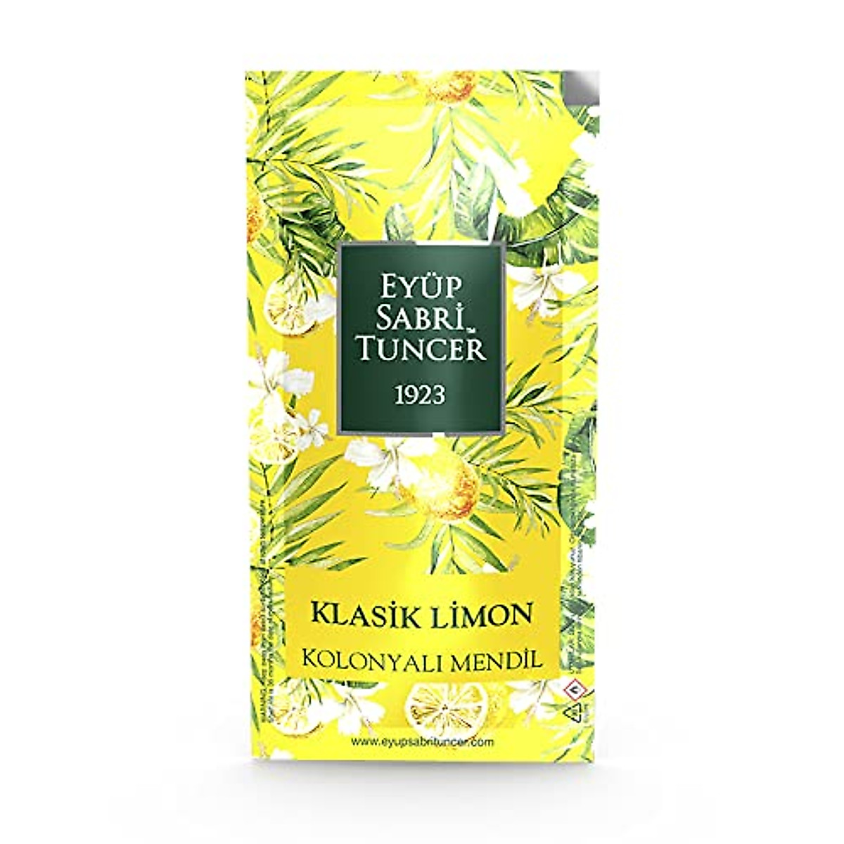 Eyup Sabri Tuncer | Hand Wipes | Refreshing Towels | Classic Lemon Scented | 150 Individually Packed Wipes