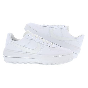 Nike Air Force One PLT.AF.ORM Sneakers (White/Summit White, 8)