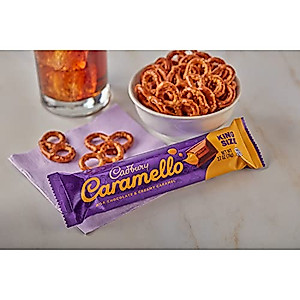 CADBURY CARAMELLO Milk Chocolate Caramel King Size, Candy Bars, 2.7 oz (18 Count)