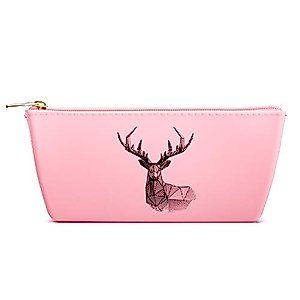 Sisilia Silicone Pencil Case Pouch for Stationary | Hygienic | Waterproof | Zipper | Durable (Pink)