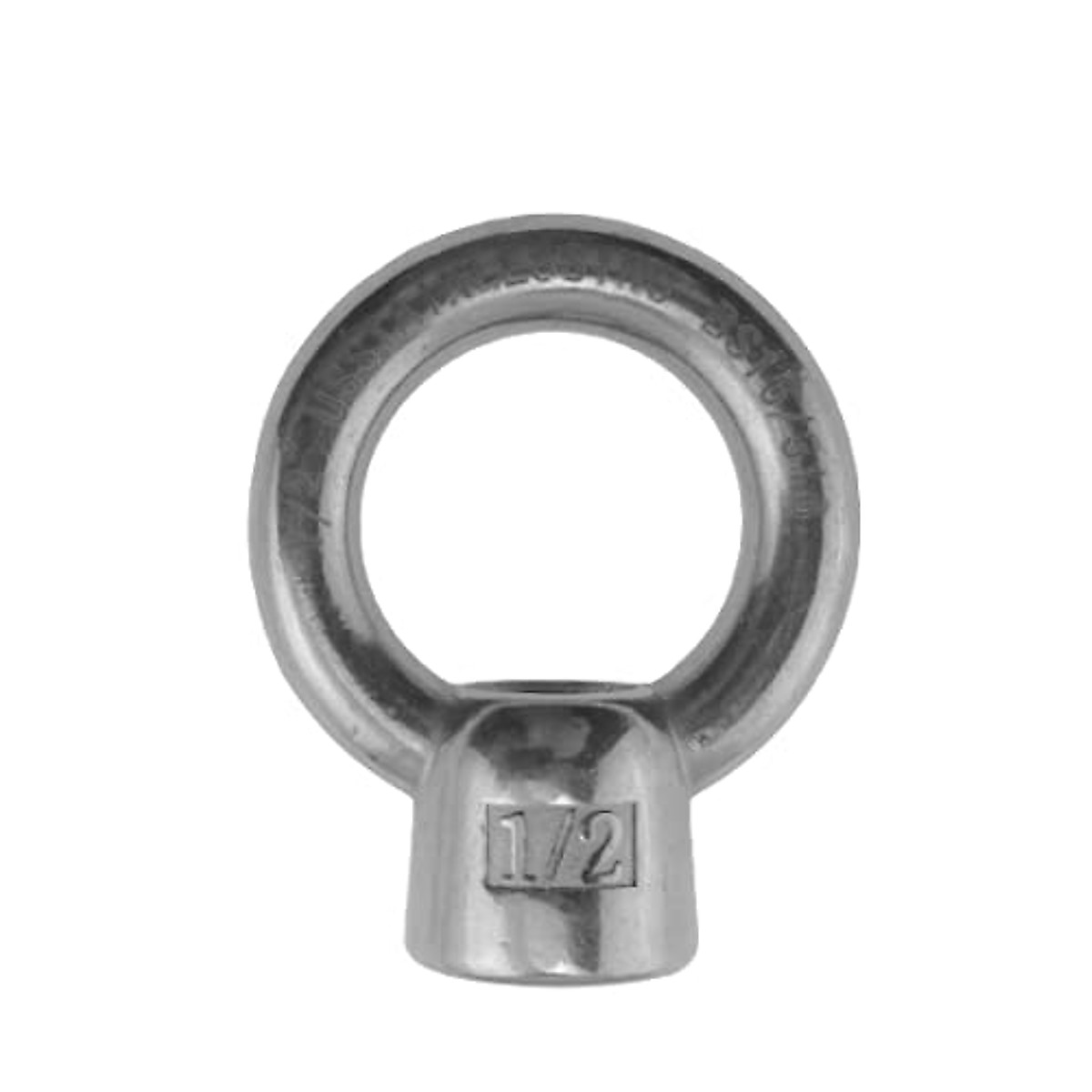 US STAINLESS Stainless Steel 316 Lifting Eye Nut 1/2" Whitworth Thread Pitch of 12 British Thread