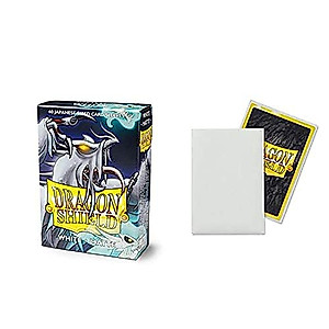 2 Packs Dragon Shield Matte Mini Japanese White 60 ct Card Sleeves Value Bundle!