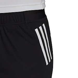adidas Women's Knit 3-Stripes Sport Shorts, Black/White, X-Large