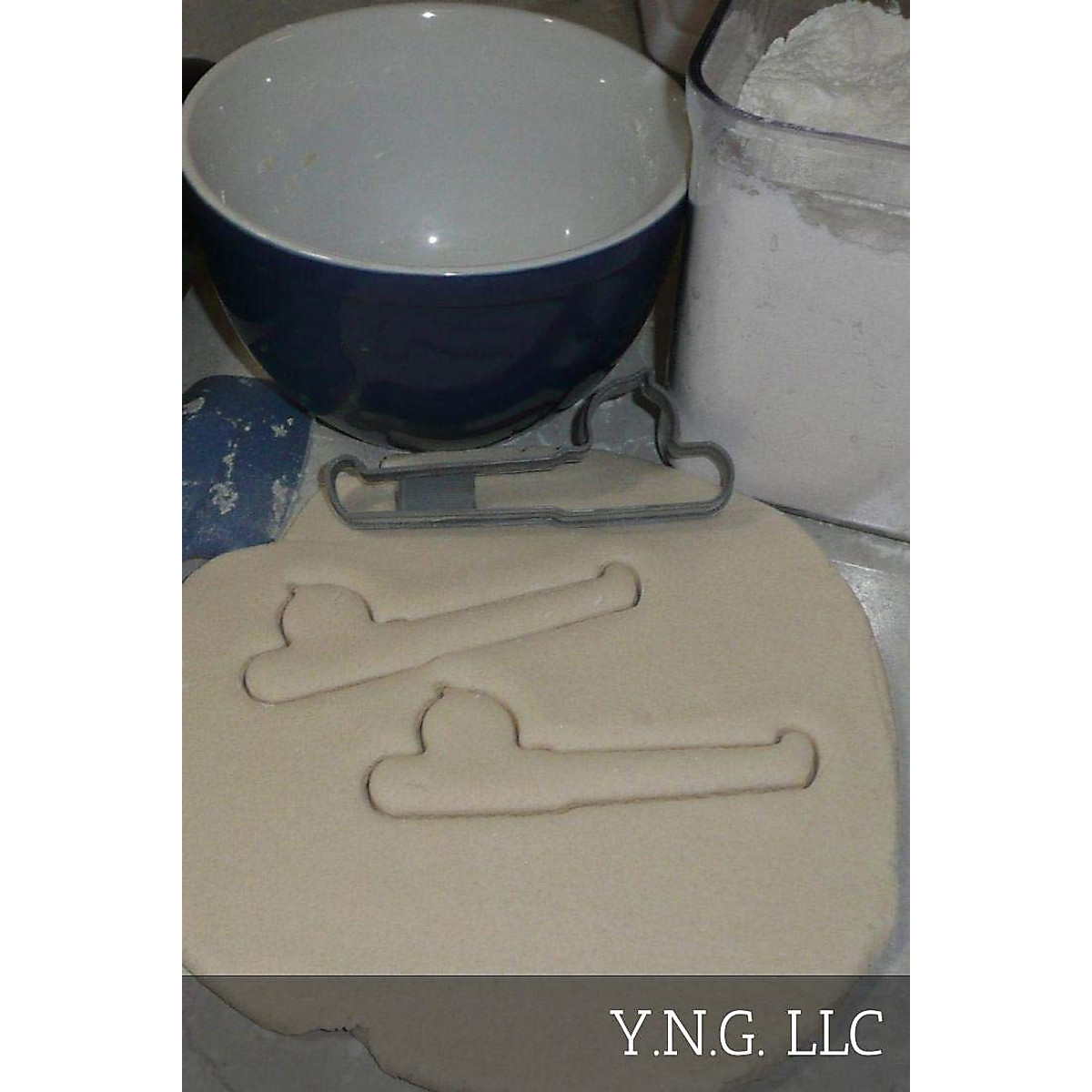 FISH WITH FISHING GEAR TACKLE BOX POLE HOOK LURE SET OF 9 COOKIE CUTTERS MADE IN USA PR1306