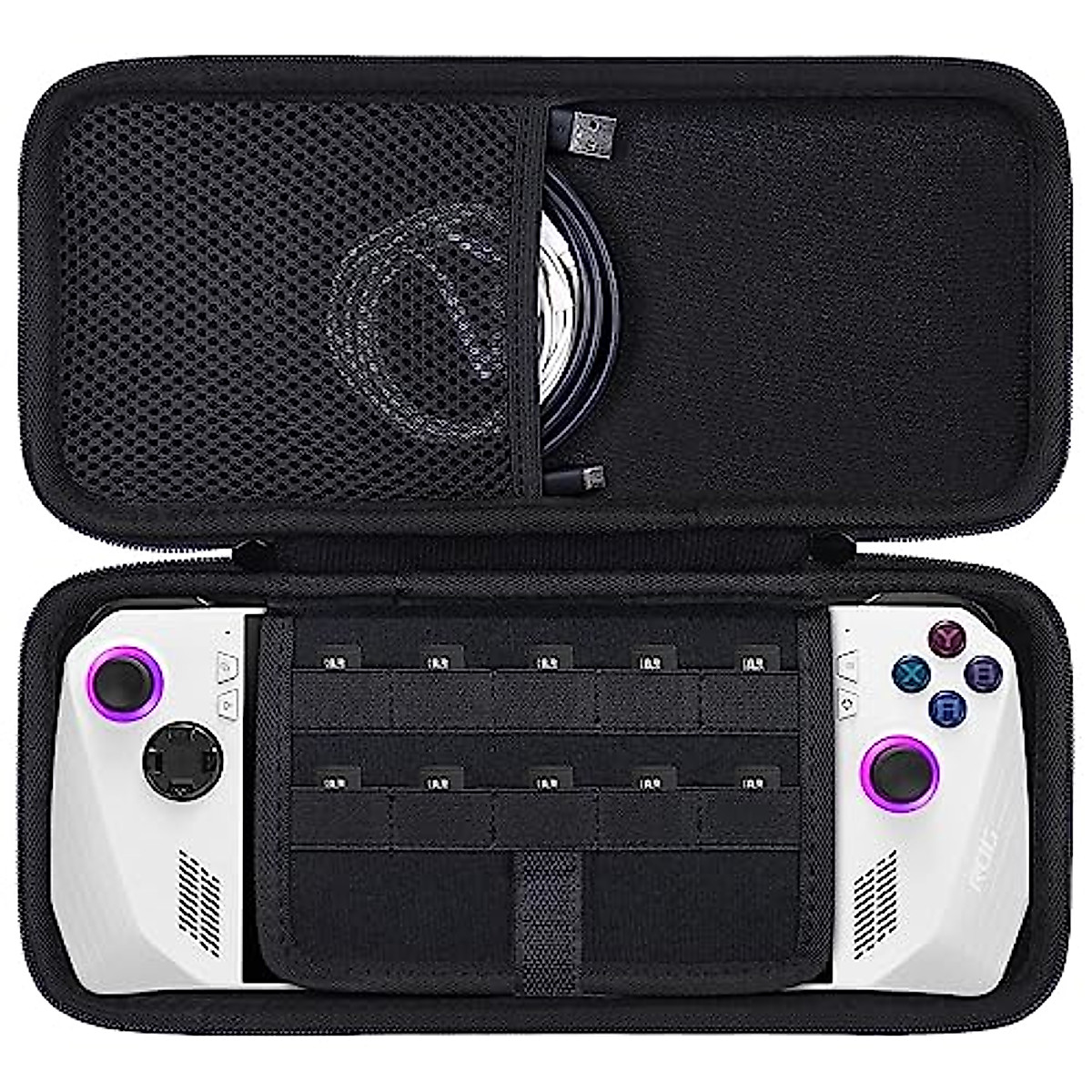 Aenllosi Hard Carrying Case Replacement for ASUS Rog Ally 7 inch 120Hz Gaming Handheld,Organizer for AMD Z1 Extreme Processor Game Console(Black,Case Only)