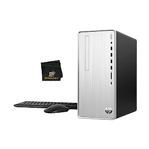 HP Pavilion Desktop PC - AMD Ryzen 7 5700G - 1 TB SSD - 16 GB DDR4 - Windows 11 Home - AMD Radeon Graphics + Zipnology Screen Cleaning Cloth Bundle – New