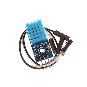 NOYITO DHT11 Digital Temperature Humidity Sensor Module 20-90% RH 0-50°C Single Bus Digital Temperature and Humidity Sensor Module (Pack of 2)