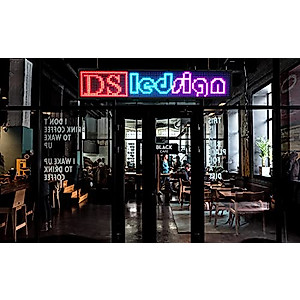 Scrolling LED Sign with WiFi P10 Outdoor 40" x 8" LED Display Programmable LED Sign Perfect Solution for Advertising