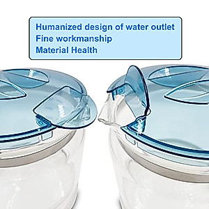 Xcivi 1 Gallon/ 4L Glass Carafe for Distiller, Replacement Glass Collection Bottle, Distiller Water Container, Compatible with Megahome and Other Countertop Water Distiller