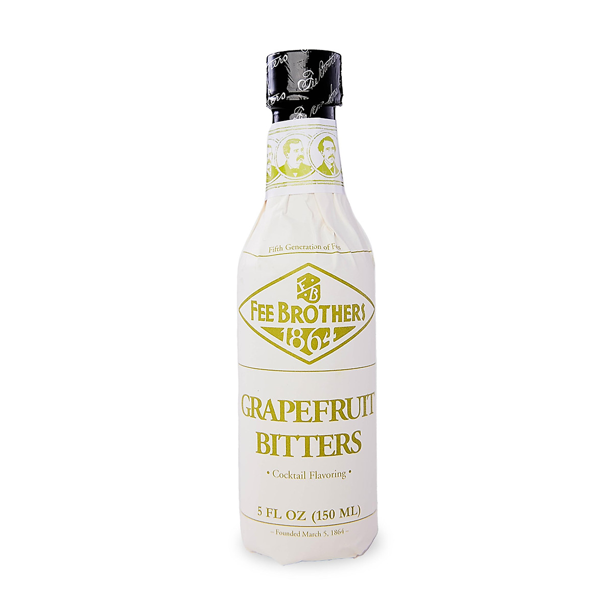 Fee Brothers Grapefruit Cocktail Bitters - Aromatic Cocktail Mixer & Concentrated Flavoring, Gluten Free, Vegan-Friendly, 5 fl oz