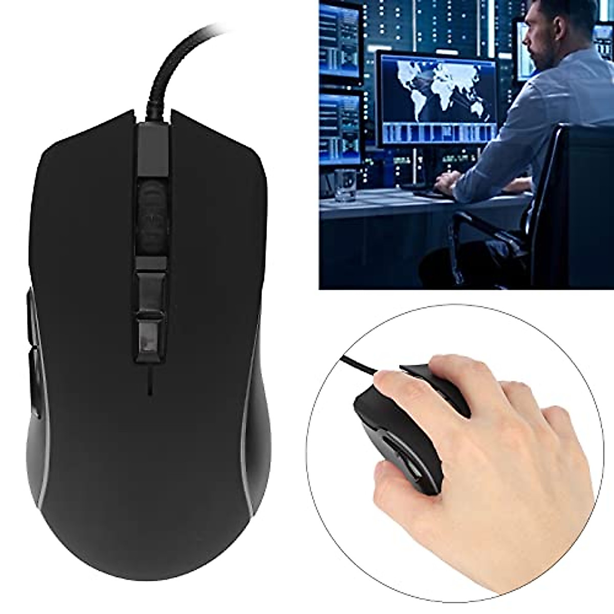 USB Mouse, Gaming Mouse Laptop Mouse RGB Corded Mouse for Home Office School for Notebooks/desktops/PC Tablets/Smart TVs/ Phone