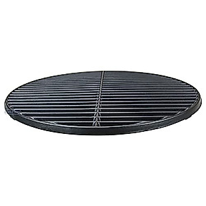 Uniflasy 18 Inch Cast Iron Cooking Grate for Kamado Joe KJ-HCICG Classic Joe KJ-23RHC Classic II KJ23NRHCI Classic III Stand-Alone Classic, Vision Grill VGKSS-CC2, B-11N1A1-Y2A