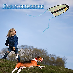 Lewabov 2 Pcs Children's Thumb Ejection Kite, Mini Beach Kite Easy to Fly, 4-18 Years Old,Small Funny Outdoor Sports Toys.