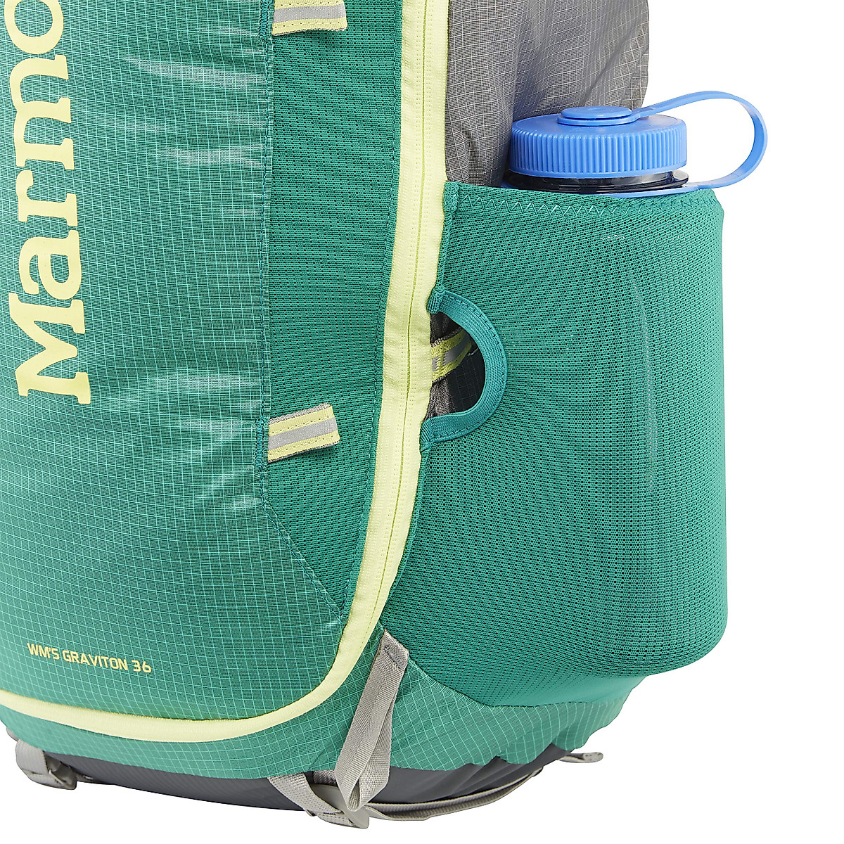 Marmot Women's Graviton 36 Lightweight Hiking Backpack, Gem Green/Cinder