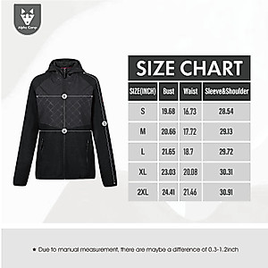 ALPHA CAMP Women's Fleece Jacket Long-Sleeve Hooded Full-Zip Fleece Jackets with Pockets Soft Polar Lightweight Fleece Coat