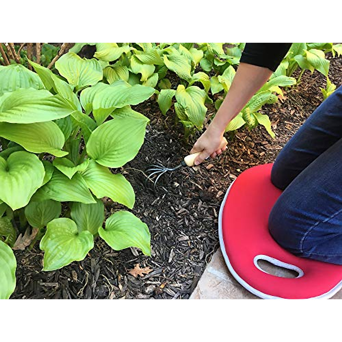 Tierra Garden 9-1902 Memory Foam Garden Kneeling Pad, Red