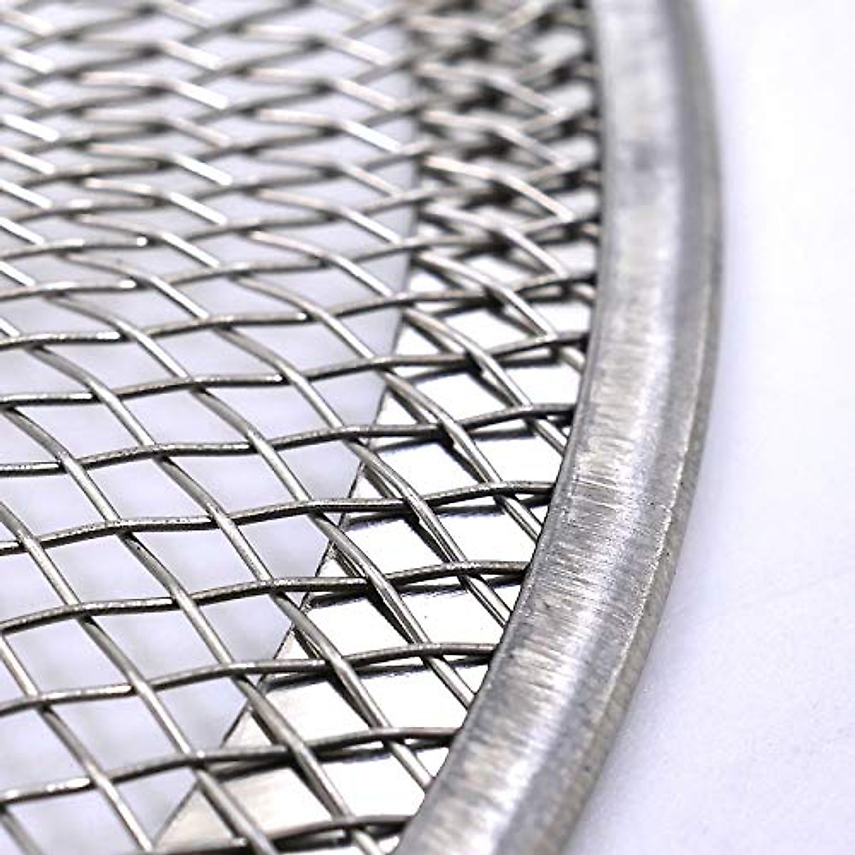 KRISMYA 2pcs Stainless Steel Mesh Metal Sink Strainer Bathtub Drain Hole Hair Catcher Drain Hole Filter Trap（2.75 Inch）