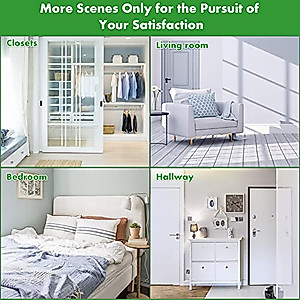 C&AHOME Fabric Dresser, Tall Double Dresser with 8 Drawers, Storage Tower with Fabric Bins, 4-Tier Wide Chest of Drawers for Closet, Bedroom, Living Room, Hallway, Rustic Brown and Black UDDST08B