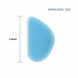 Oubest Fish Tank Rocks Glow Blue/Glow in The Dark Pebbles for Garden/Fish Tank/Aquarium/Plant Pots/Bonsai Walkway/Driveway 100pcs