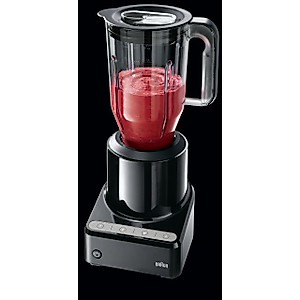 Braun JB7200 PureMix Power Countertop Blender With Plastic Jug, 56 fl. oz, Black