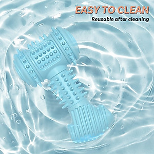 MiOYOOW Dog Chew Toys, Hammer Shaped Dog Toys Puppy Dog Teething Toys for Small Medium Large Dogs Teeth Dental Oral Care