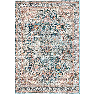 nuLOOM Chanda Persian Vintage Area Rug, 4' x 6', Blue