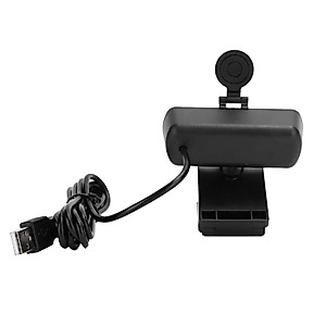 Mini USB Webcam, 2K Full HD Mini Webcam with Microphone, Support 4 Million HD Pixels and 360 Degree Rotation, for Video Conference Live Net Class, for PC Computer Laptop (pc-05)