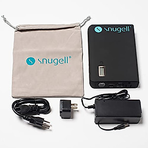 Snugell 1000 CPAP Battery & Backup Power Supply | for All CPAP Machines | Including ResMed AirMini, AirSense 10 & AirSense 11 | Rechargeable Lithium-ion 85 Wh | Adaptable with AC 110V