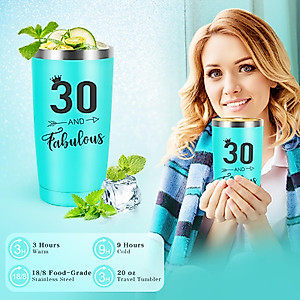 30th Birthday Gifts for Her, 30th Birthday Gifts for Women, 30 and Fabulous 30th Birthday Gift Ideas, 30 30th Birthday Gift Baskets for 30 Year Old Mom Sister Friend Wife Coworker Born in 1994