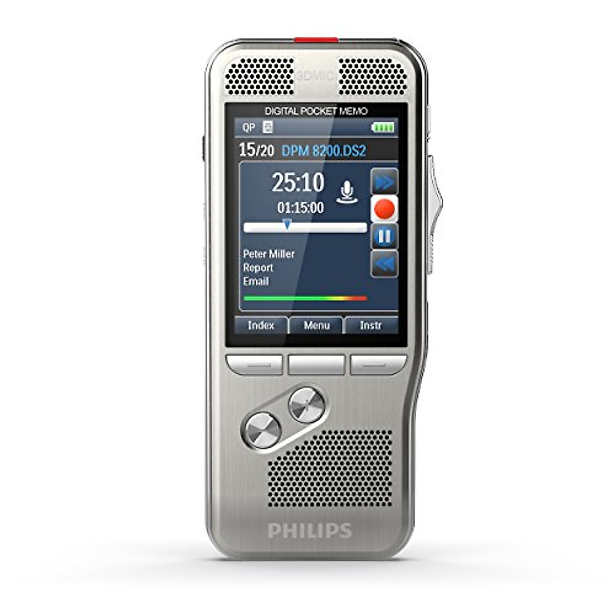 Philips DPM8000/01 Digital Pocket Memo with Speech Exec Pro Dictation Software and SR Module