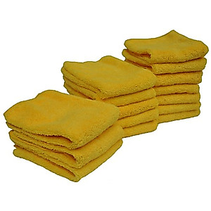 Detailer's Preference Microfiber 14in x 17in 300 GSM Cleaning Towels High Pile 15-Pack