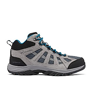 Columbia Men's Redmond III Mid Waterproof Hiking Shoe, Graphite/Black, 10.5 Wide