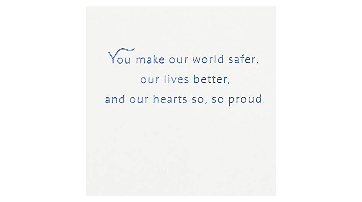 Hallmark Military Deployment Card (Wherever You Go Removable Keepsake ...