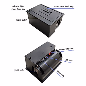 Maikrt Embedded 58MM Thermal Receipt Printer Mini Printing Module Support USB and TTL Serial Port ESC/POS Commands