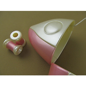 Happylifehere White Pink Hair Band Set Maid Ears Hand Made Anime Cosplay Prop Gift