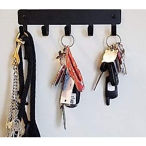 The Metal Peddler GSP on Point Time for a Walk Key Rack Dog Leash Hanger - Made in USA; Wall Mounted Holder; Gift for Dog Lovers